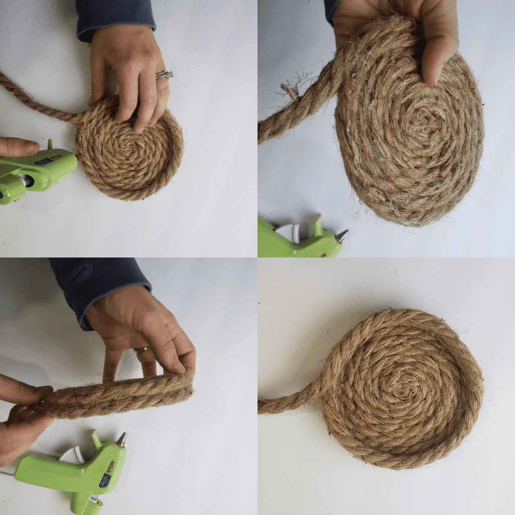 HANGING ROPE BASKET DIY