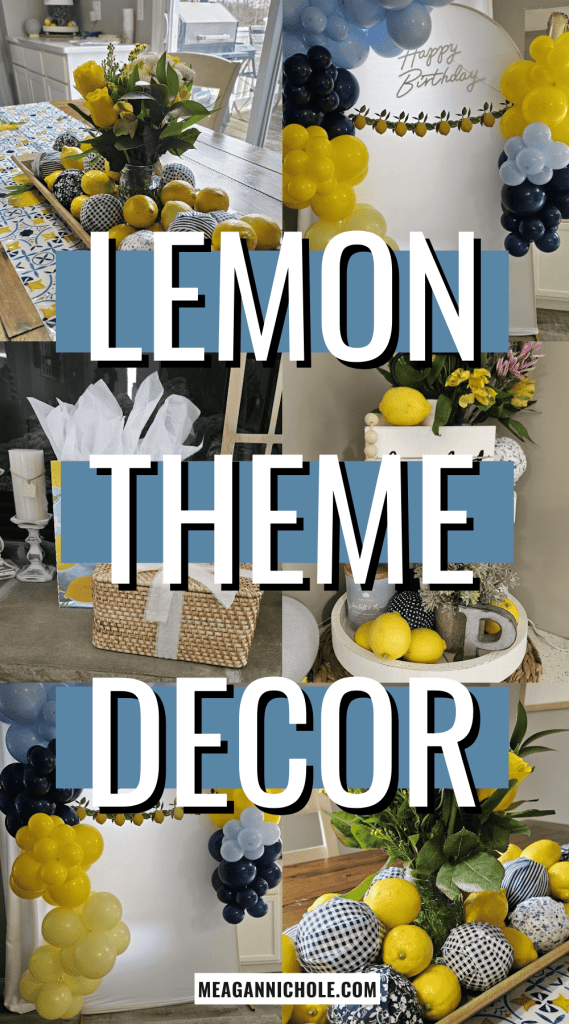 Cheap and Easy DIY Lemon Theme Party Decor Ideas