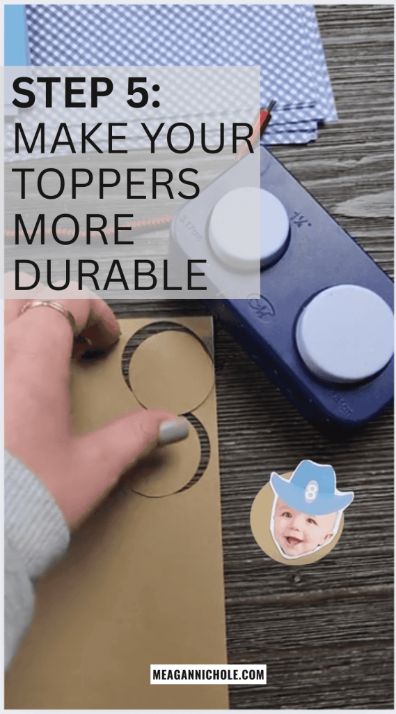 How to Make DIY Birthday Cupcake Toppers with Face