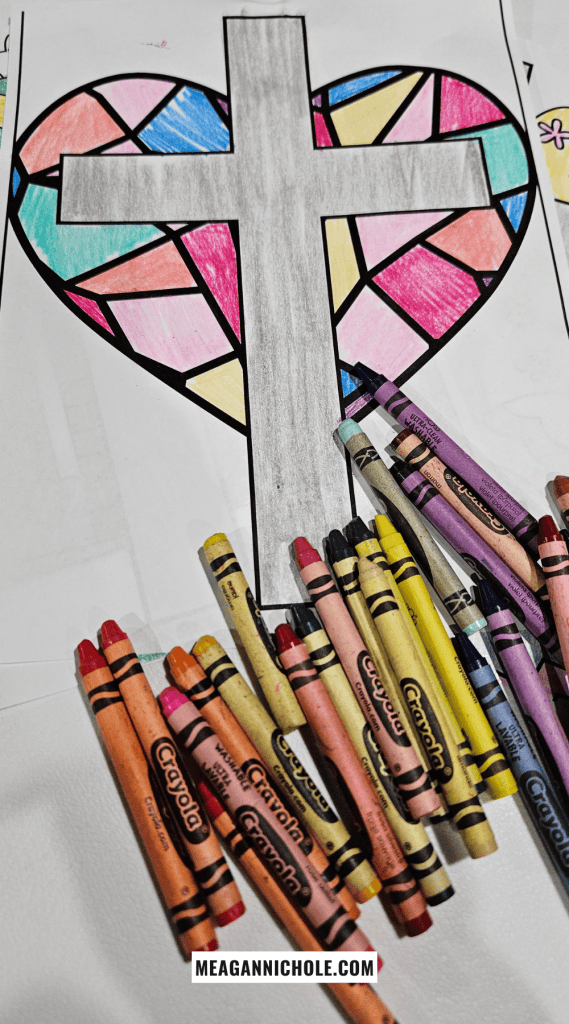 60 Free Easter Coloring Pages: Easter Cross Template Printable