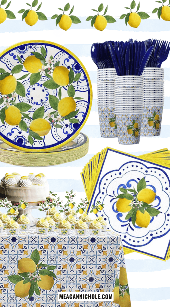 Cheap and Easy DIY Lemon Theme Party Decor Ideas