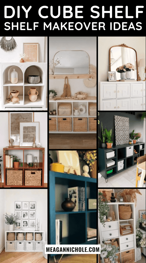 DIY Cube Shelf Makeover: Transform Your Basic Storage