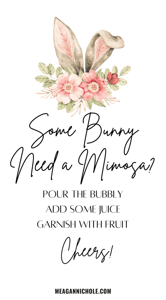 Free Printable Mimosa Bar Sign Template (Print-Ready & Totally Free)