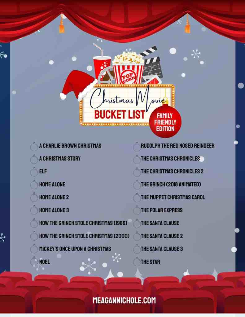 The Ultimate Christmas Movie Checklist for Families